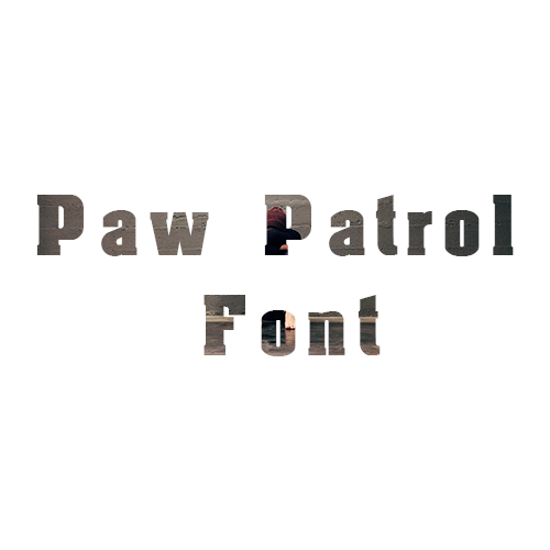Paw Patrol Font Download Free - FontFine.com